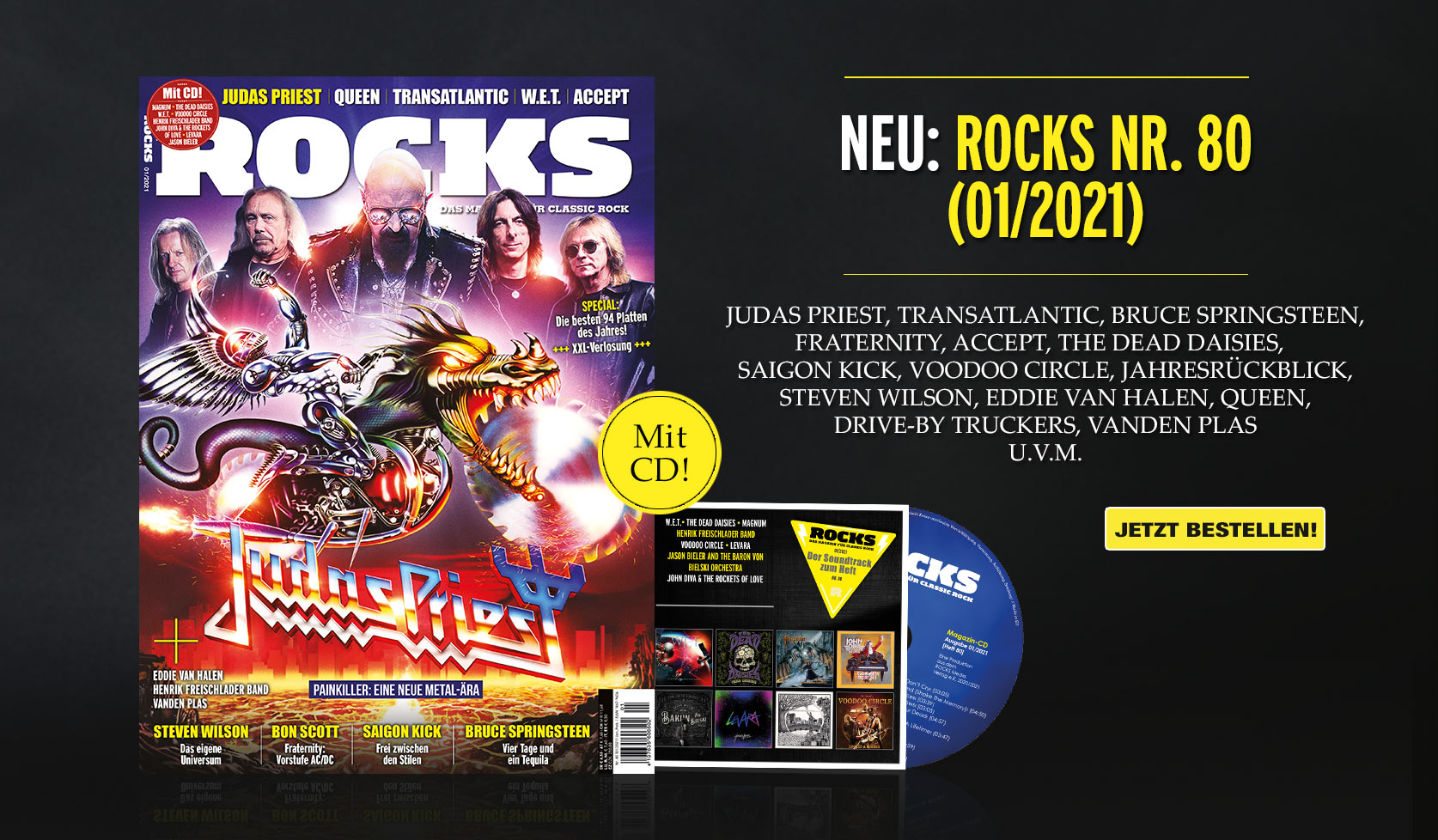 Jetzt neu: ROCKS Nr. 80 (01/2021) | ROCKS